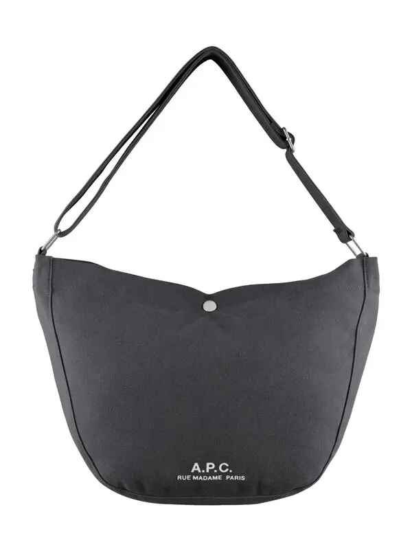 A.p.c. Journal Messenger Bag - Black