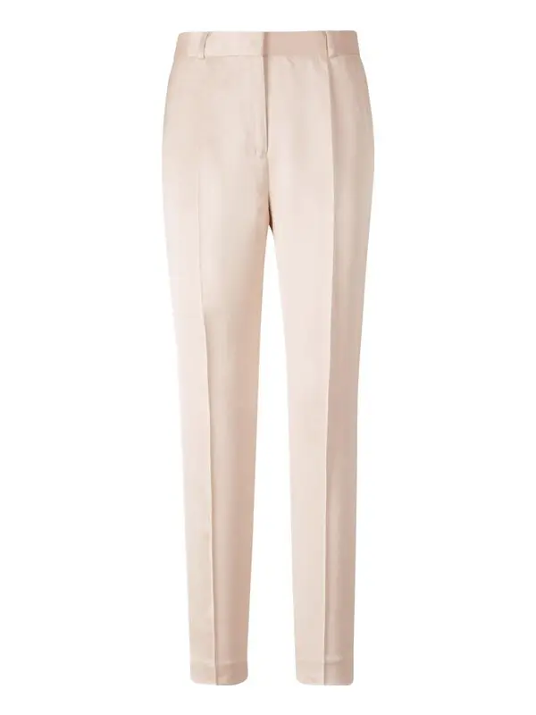 TOTEME Low-rise Tapered Trousers - Cream
