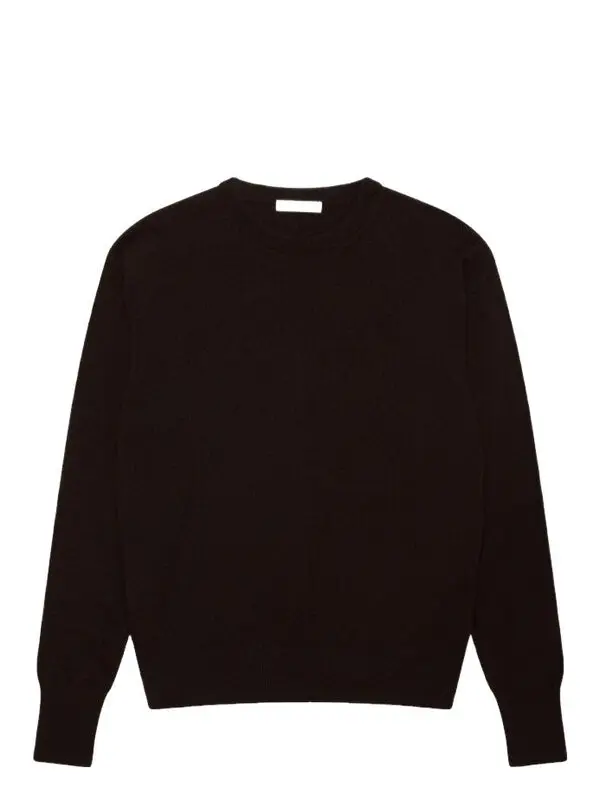 LEMAIRE Crew Neck Sweater - Ebony
