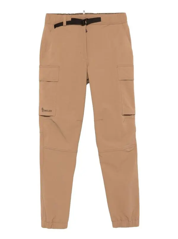 Moncler Logo Patch Cargo Trousers - Nude