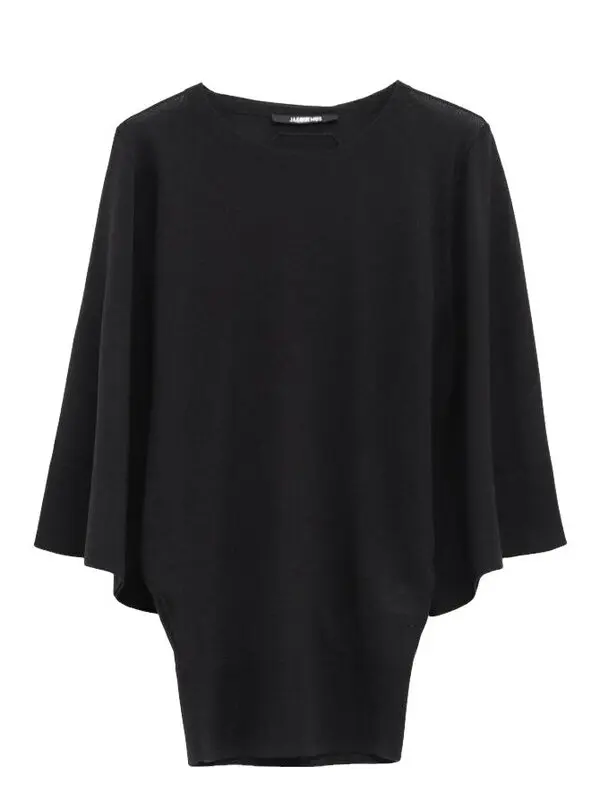 Jacquemus Mananco Round-neck Sweater - Black