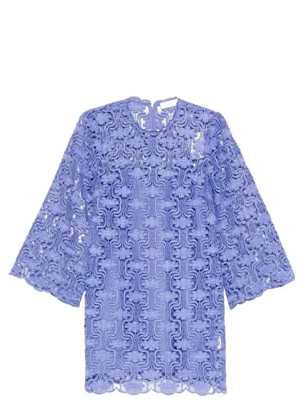 Zimmermann Maxine Lace Mini Dress - Blue