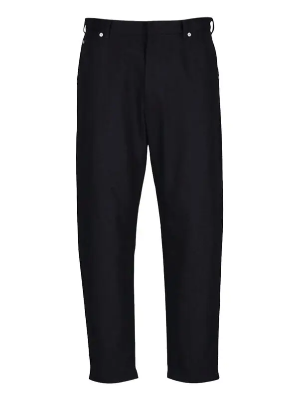 Prada Triangle Logo Tapered Jeans - Black