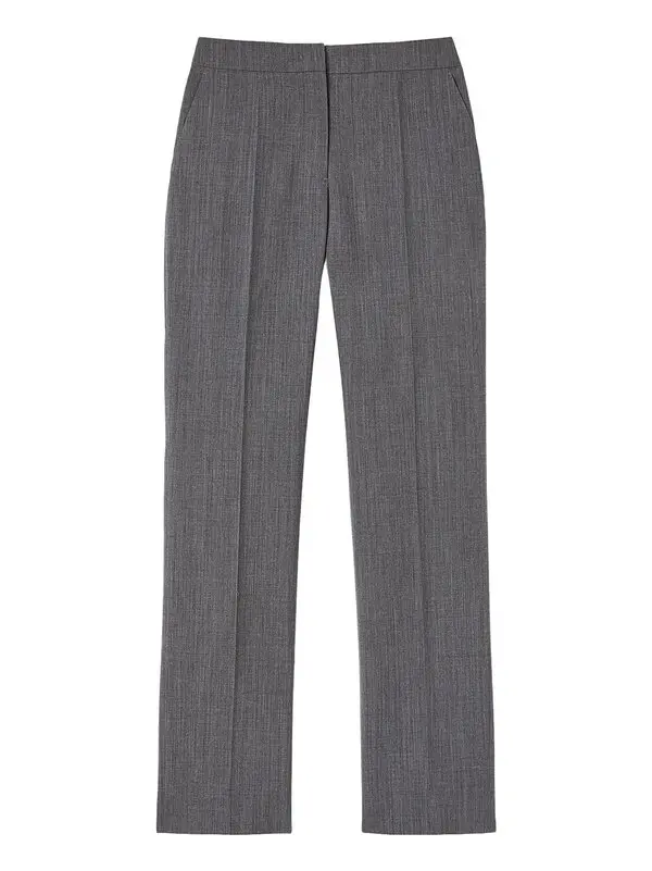 JIL SANDER Tailored Front Pleat Trousers - Volcanic Glass