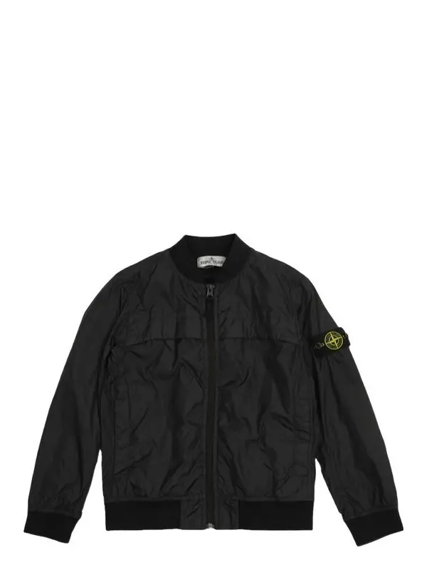 Stone Island Compass-badge Bomber Jacket - Black