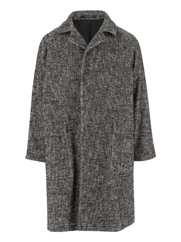 Tagliatore Long-sleeved Coat - Grey