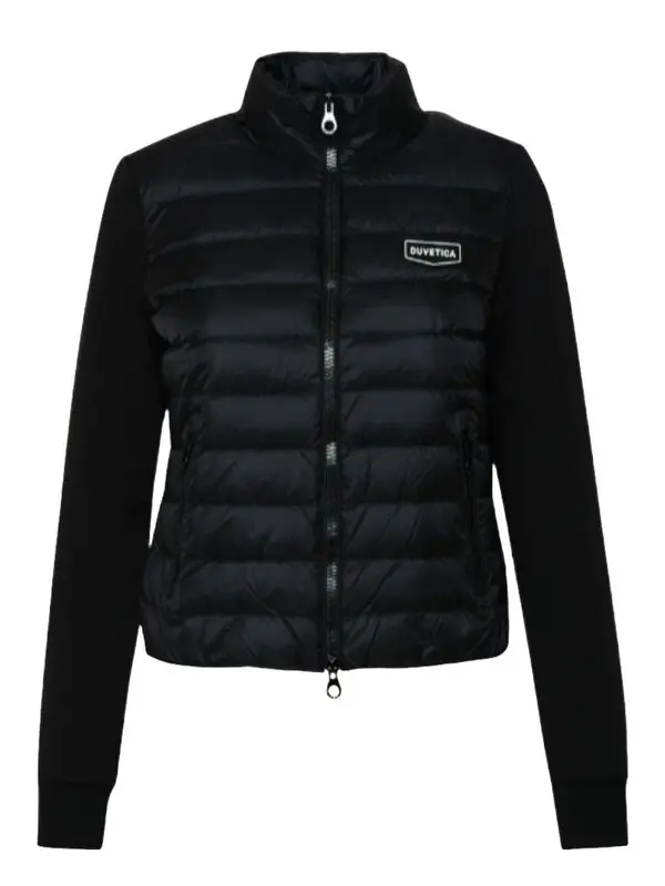 Duvetica Long-sleeved Padded Jacket - Black