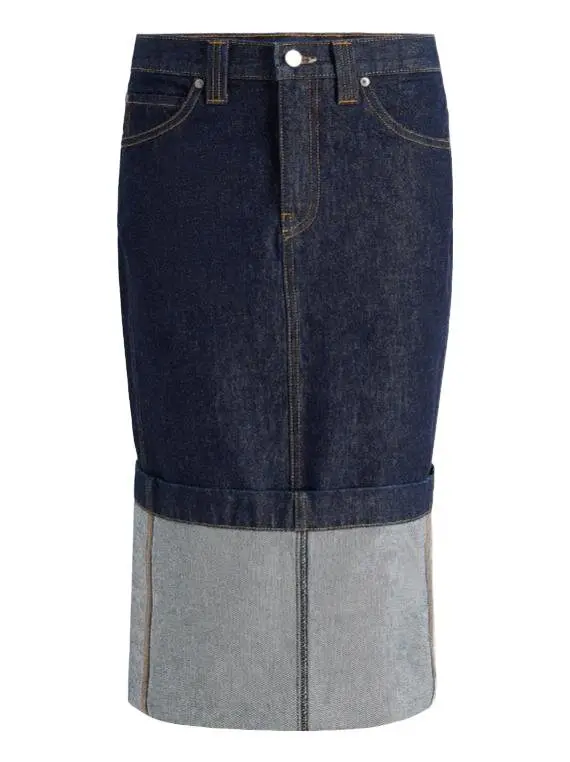 Khaite Kilian Skirt - Indigo