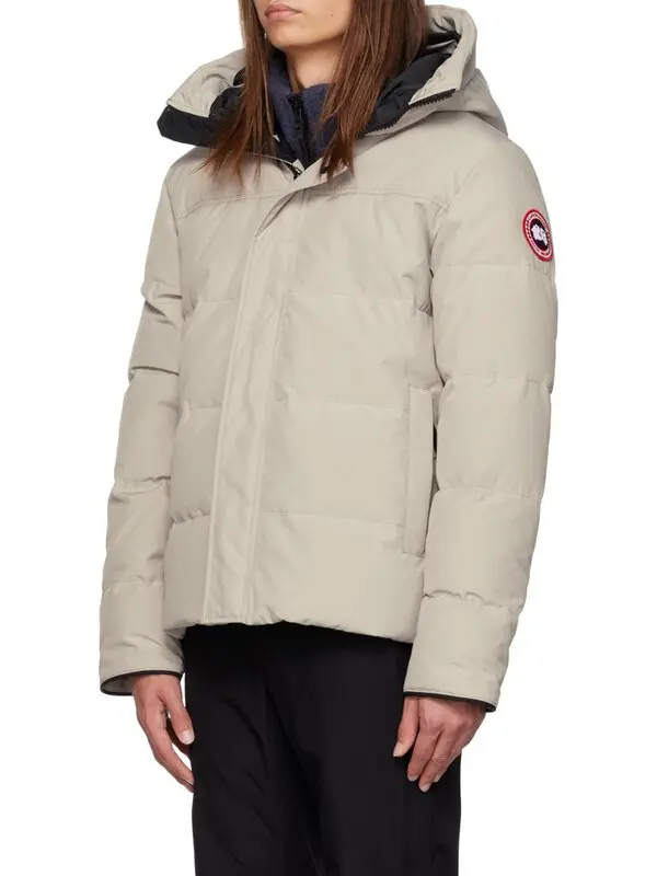 Canada Goose Macmillan Hooded Down Jacket - White