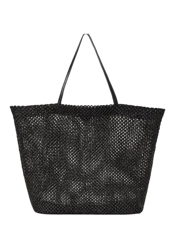 THE ROW Barn Open-weave Tote Bag - Black