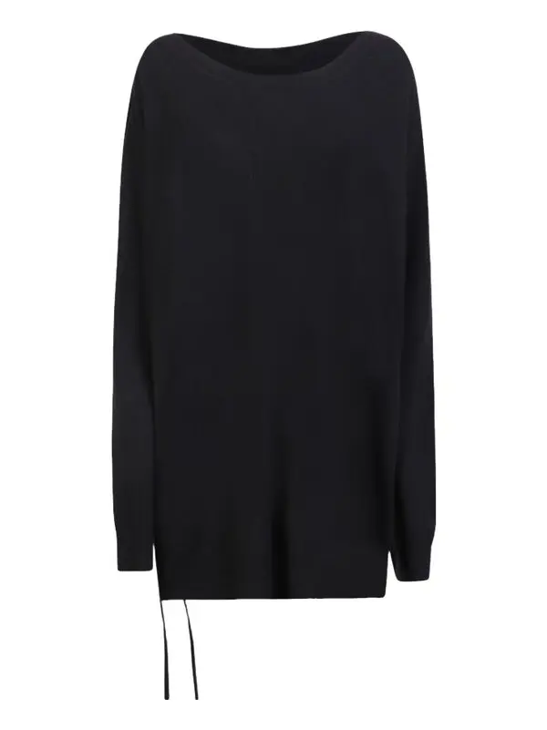ANN DEMEULEMEESTER Round Neck Sweater - Black