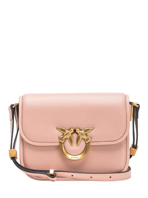 Pinko Love Box Shoulder Bag - Powder