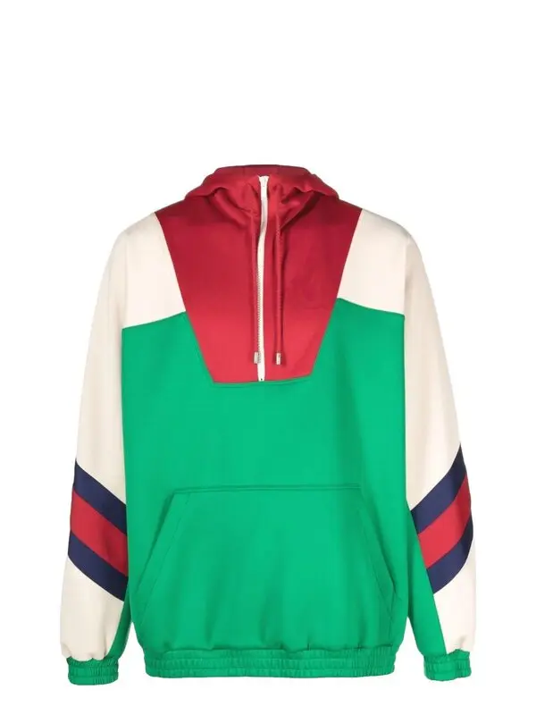 Gucci Half-zip Neoprene Jacket - Green