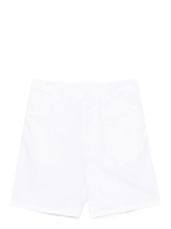 Prada Cotton Oxford Shorts - White