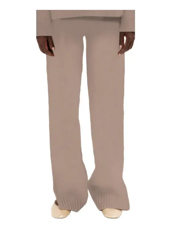 Tory Burch Elasticated Waist Knit Sweatpants - Nude