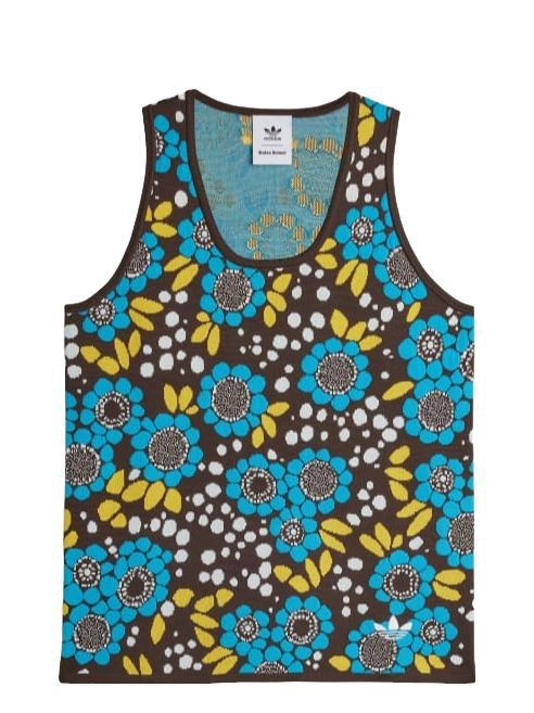 Adidas X Wales Bonner Floral Knit Tank Top - Multicolour