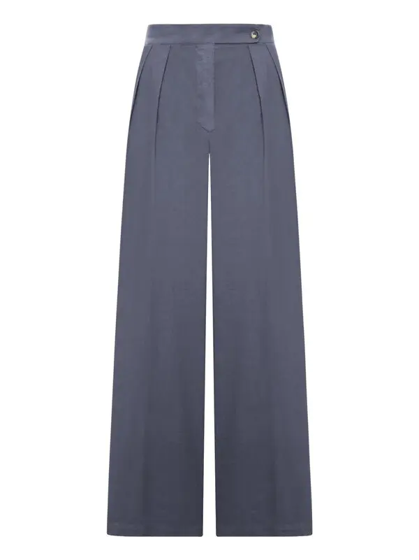 Dries Van Noten Wide-leg Pleated Trousers - Lilac