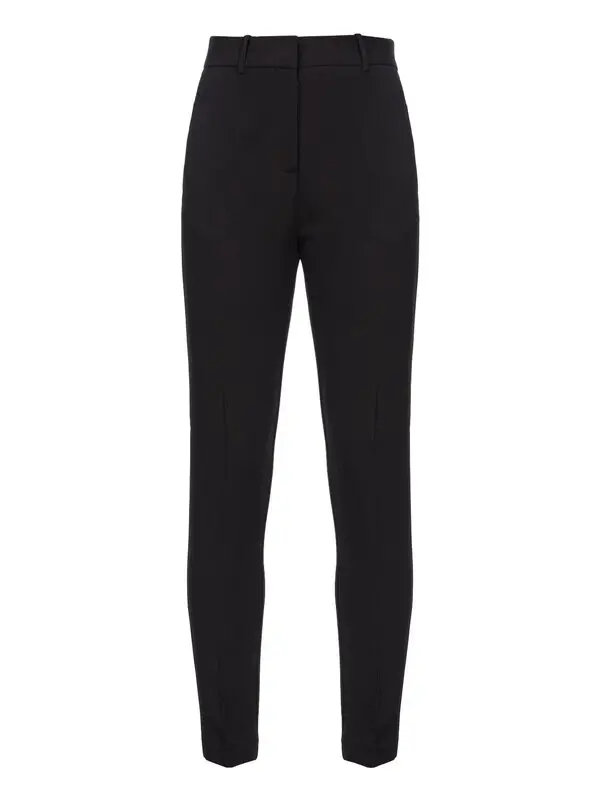 Pinko Anzin Regular-fit Zipped Tailored Pants - Black