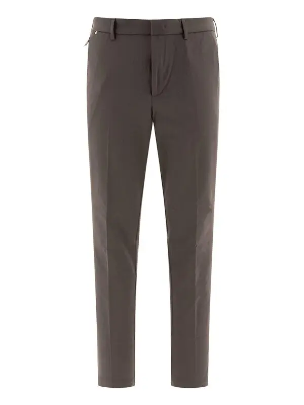 Hugo Boss Stretch Slim-fit Trousers - Grey