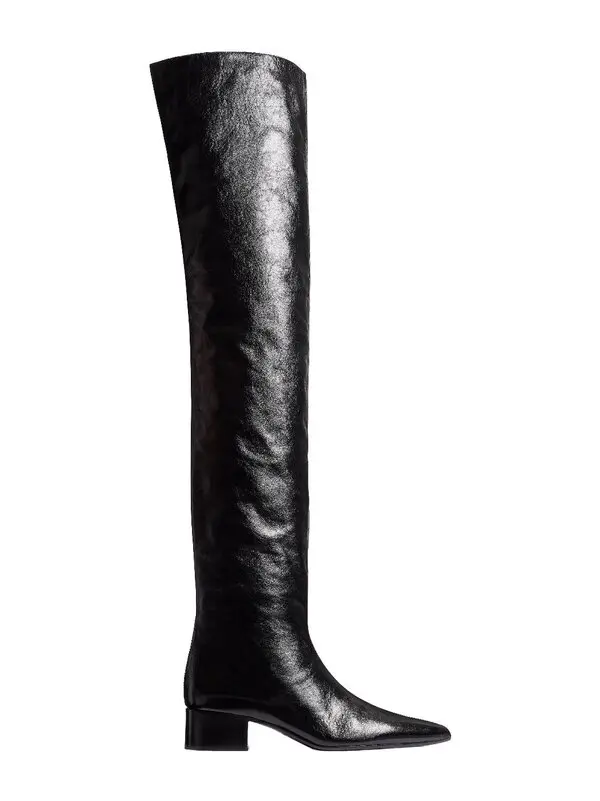 Khaite 40mm Over The Knee Boots - Black