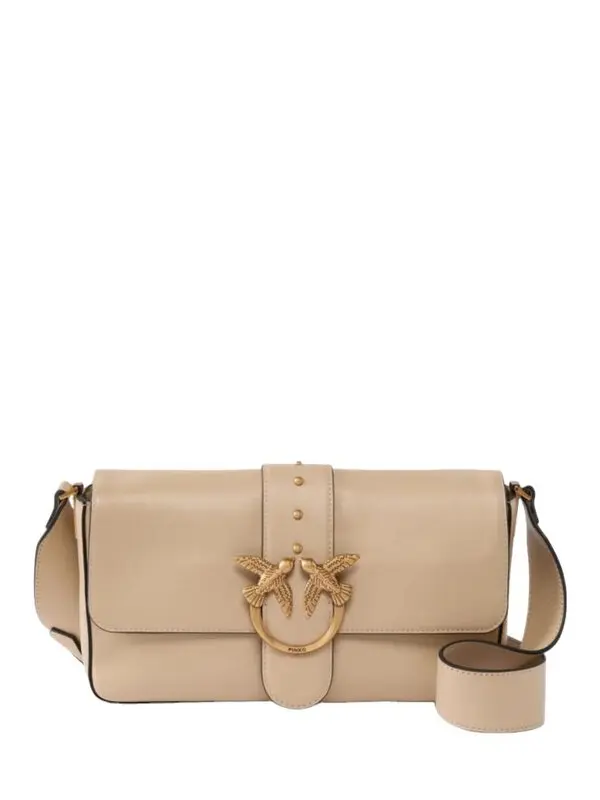 Pinko Love Bag Large Shoulder Bag - Nude