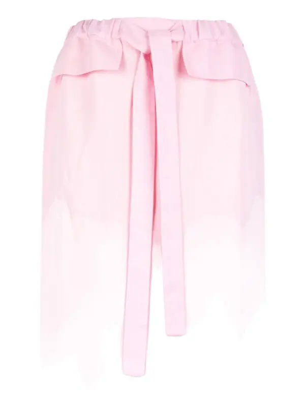 Fabiana Filippi Belted Midi Skirt - Pink