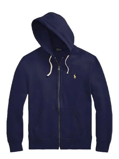 Polo Ralph Lauren Logo Embroidered Hooded Jacket - Black