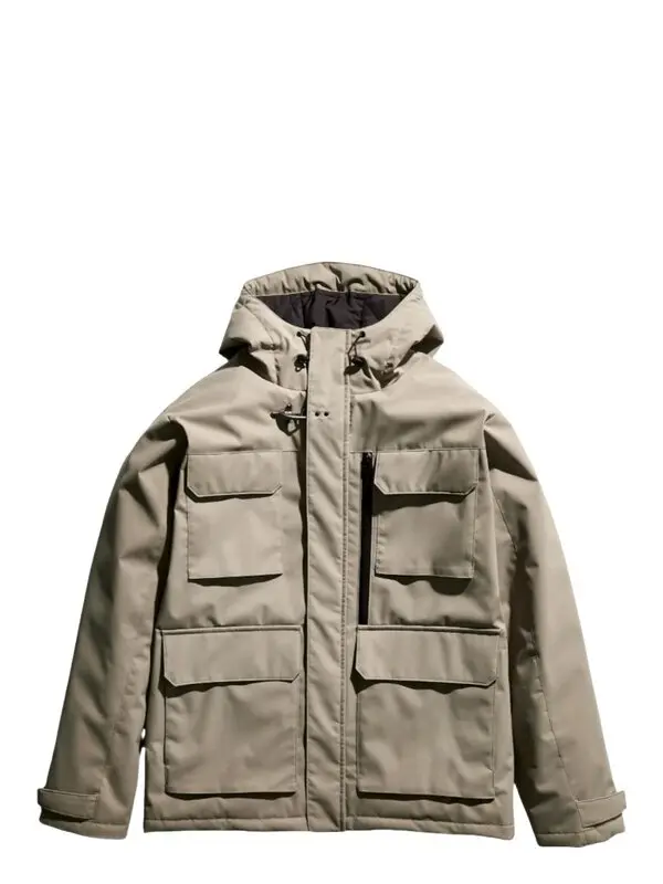 FAY Rope Pocketed Hooded Jacket - Nude