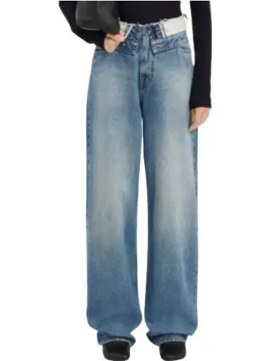 MAISON MARGIELA Wide-leg Jeans - Light Blue