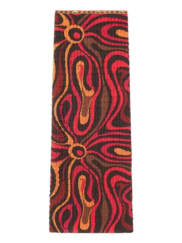 Emilio Pucci Puckered Texture Maxi Skirt - Red