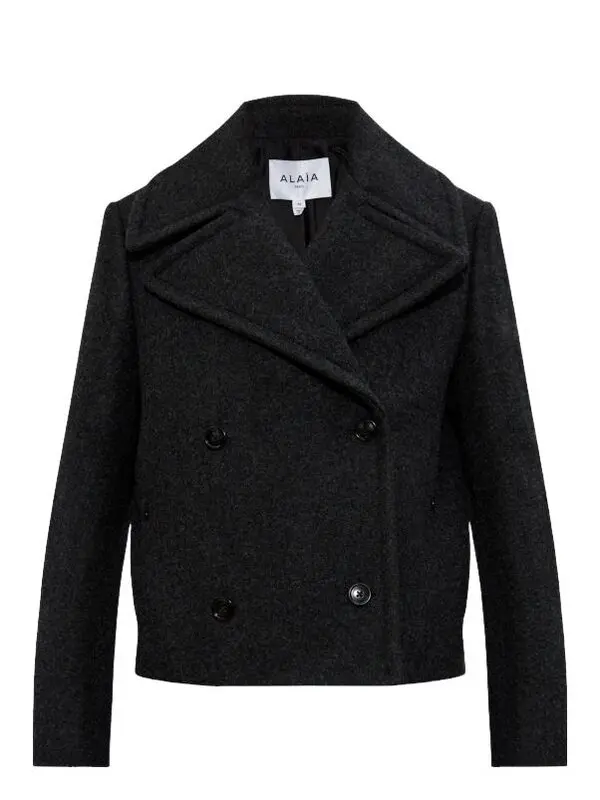 Alaïa Long-sleeved Jacket - Grey