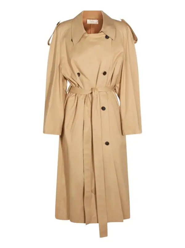 THE ROW Belted Trench Coat - Brown