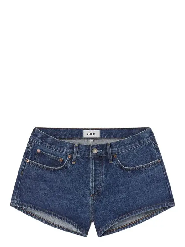 AGOLDE Low Rise Parker Short - Blue