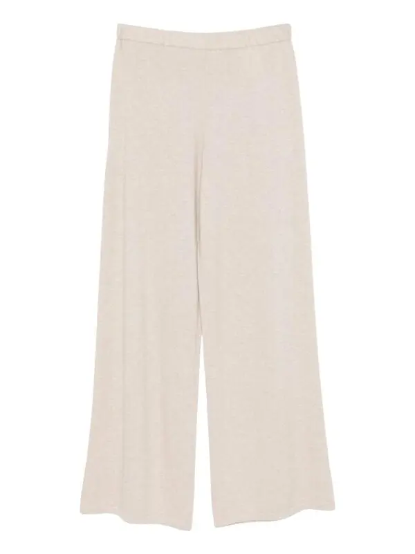 LISA YANG Wide Leg Sweatpants - White