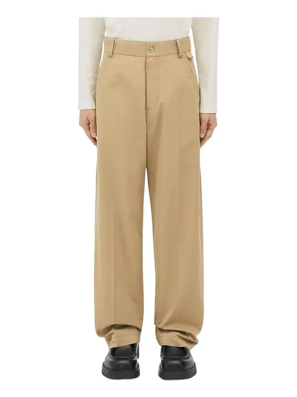 Bottega Veneta Twill Cargo Trousers - Taupe