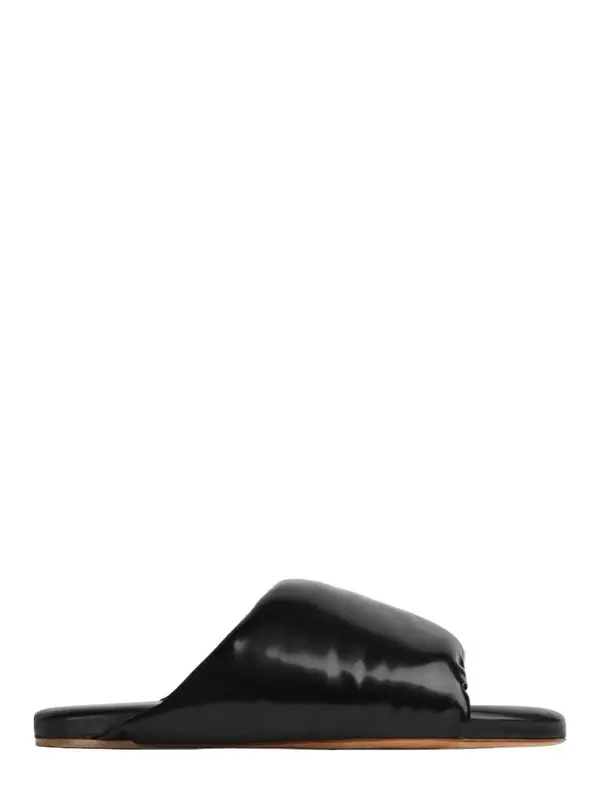Bottega Veneta Padded Slip-on Slides - Black