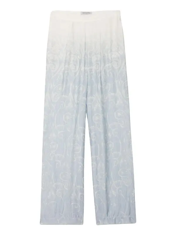 ERMANNO FIRENZE Tailored Straight-leg Pants - White