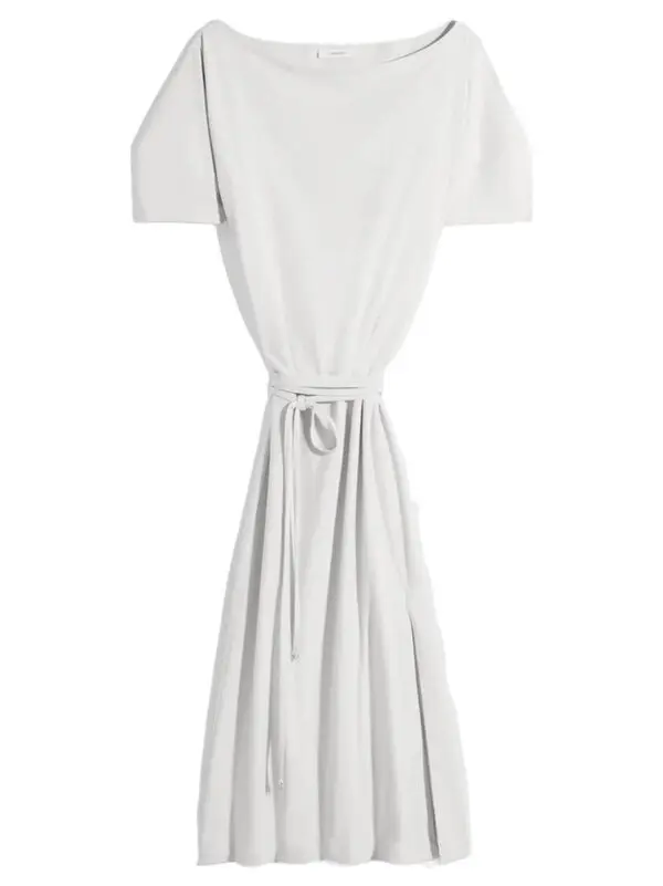 LEMAIRE Off-the-shoulder Belted Dress - Pearl