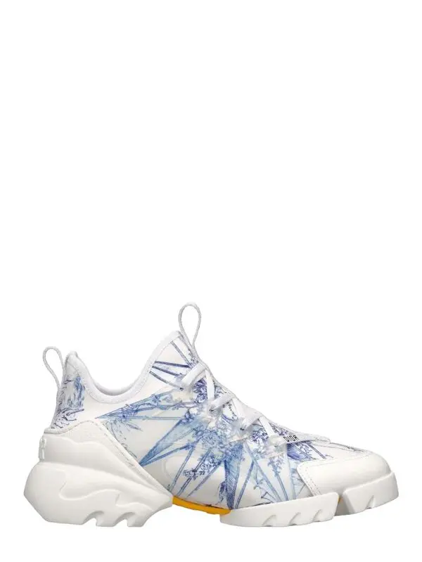 Dior D-connect "rêve D'infini" Print Sneakers - White
