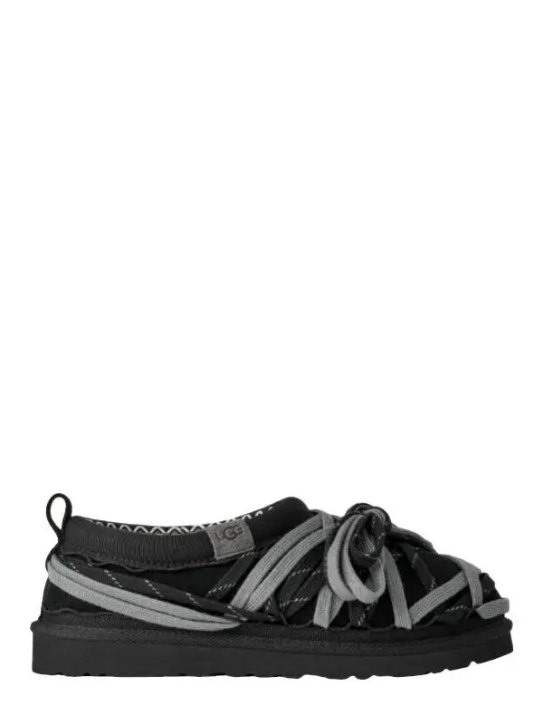 UGG Tasman Lace Strappy Flat Sandals - Black