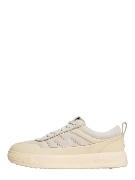 Moncler Altive Nubuck Suede Sneakers - Light Beige