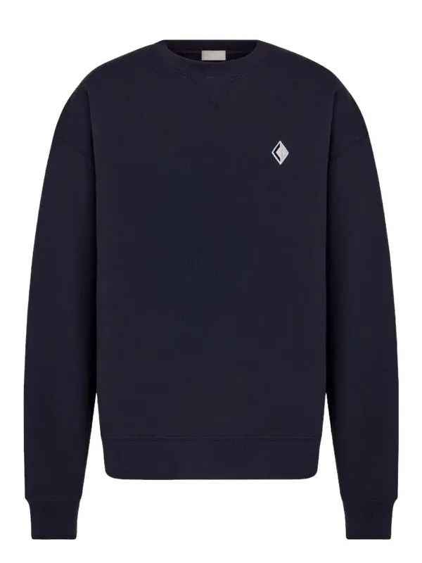 Dior Cd Diamond Oversized Sweatshirt - Blue