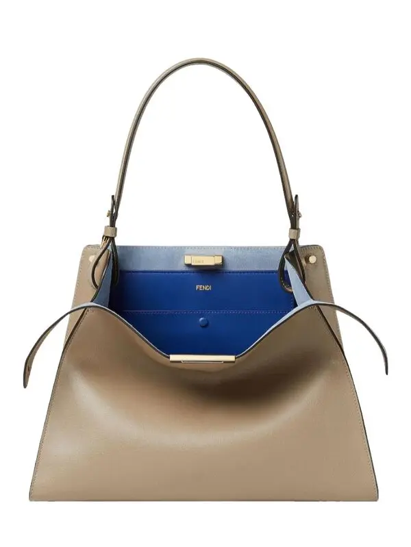 Fendi Way Medium Tote Bag - Grey