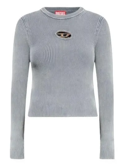 DIESEL® M-valary-r Knitted Top - Grey