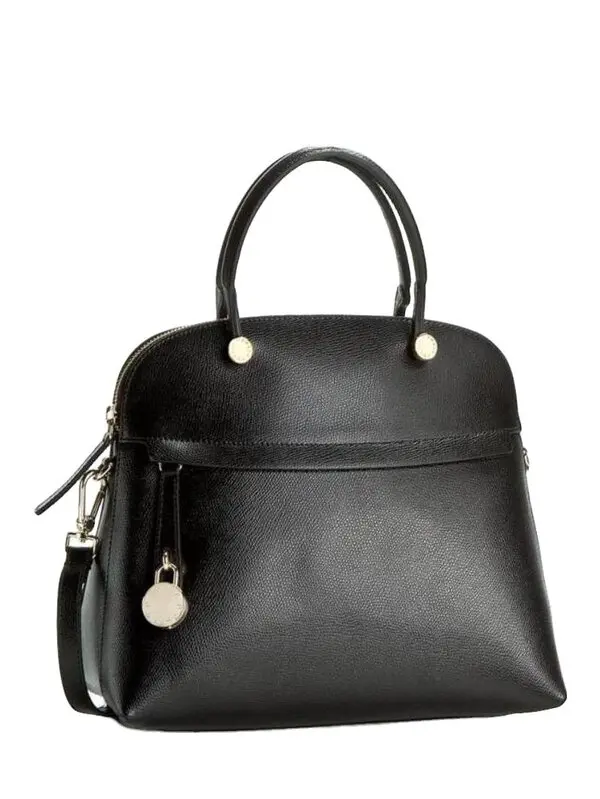 Furla Handbag With Logo Detail - Black