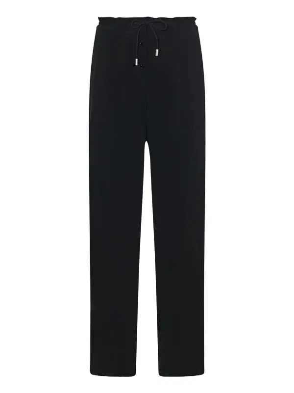 THE ROW High Waist Drawstring Pants - Black