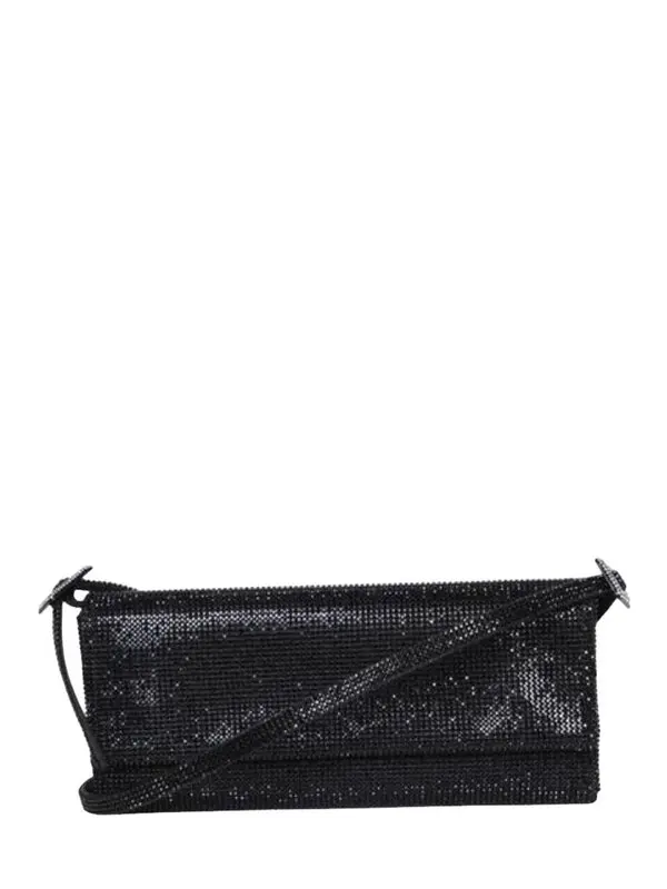 Benedetta Bruzziches Vittissima La Grande Embellished Shoulder Bag - Black