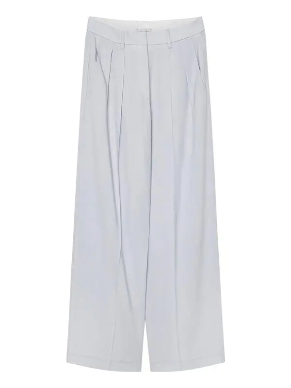 FORTE_FORTE Tailored Twill Trousers - Nebbiolina