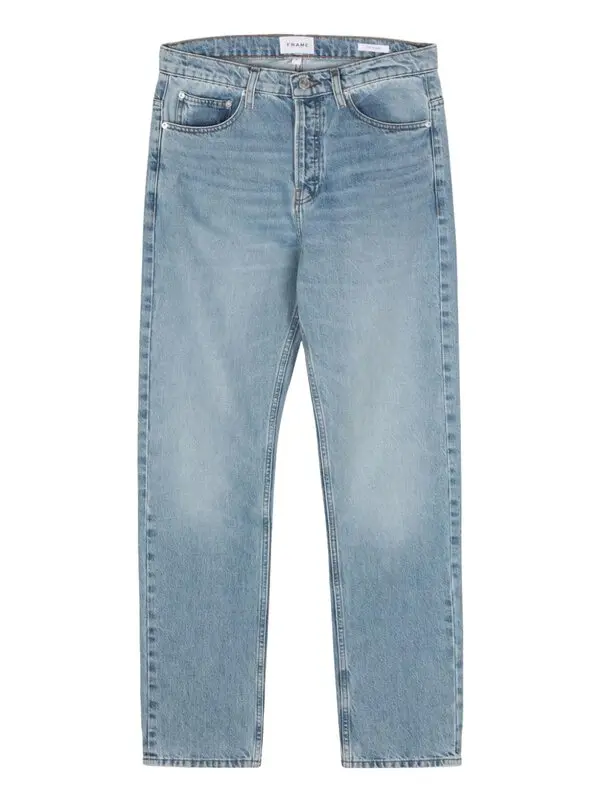 FRAME Belt Loop Denim Trousers - Blue