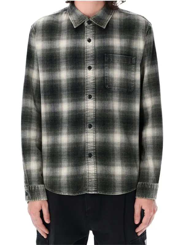 StÜssy Checkerboard Shirt - Black